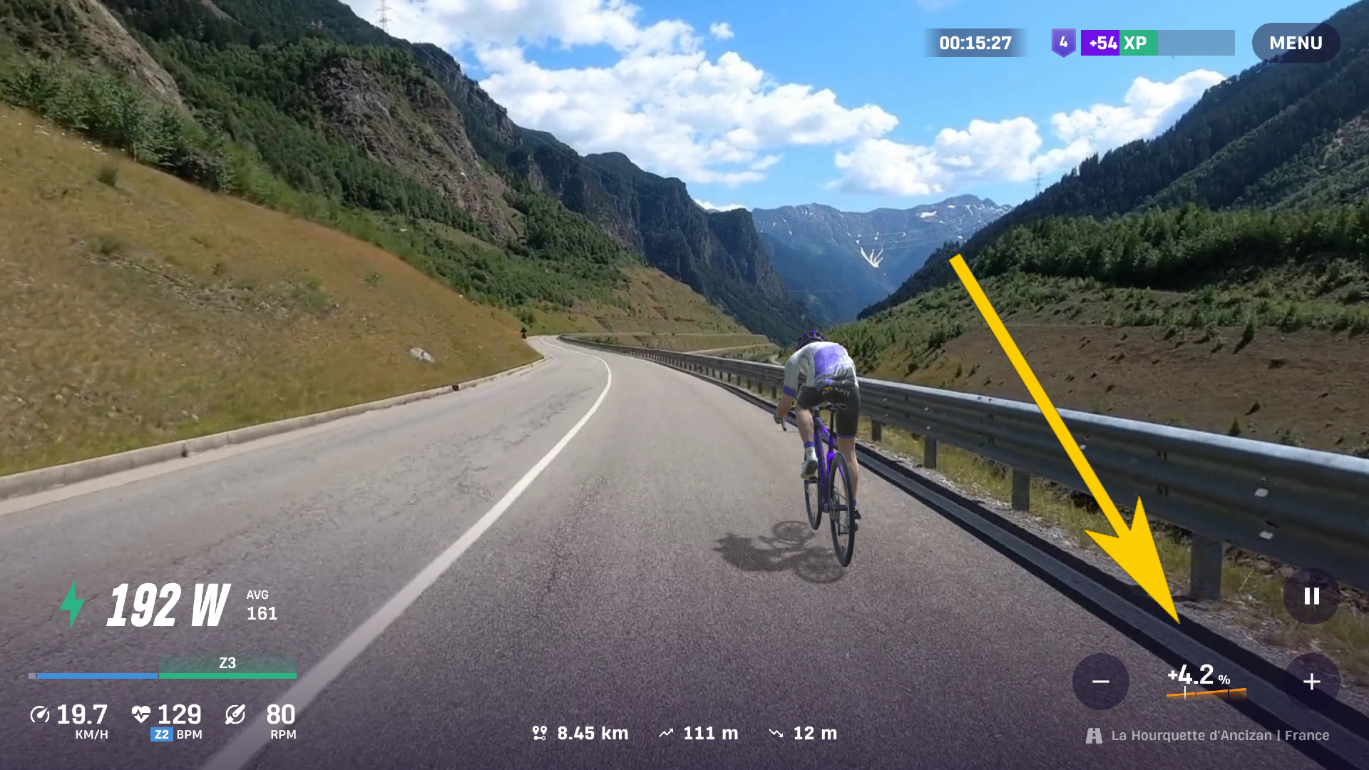 Slope Control Workout Mode – ROUVY - EN