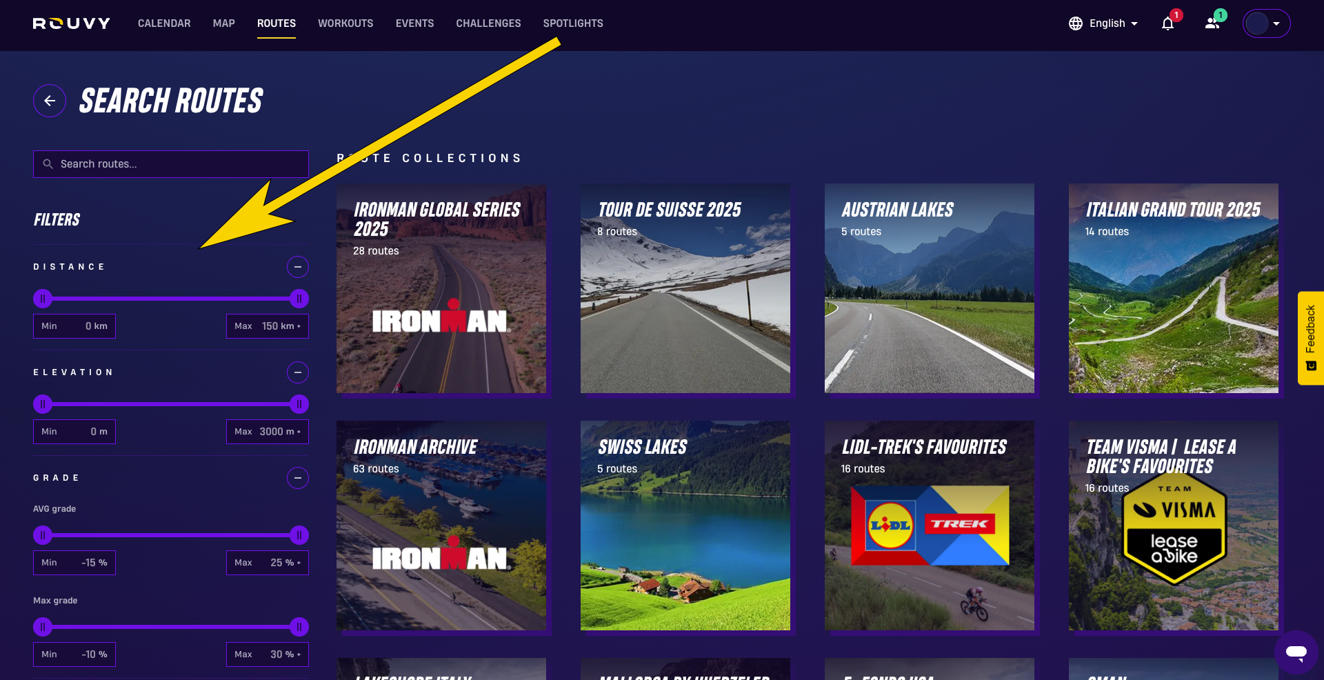 Discovering Virtual Routes on ROUVY – ROUVY - EN