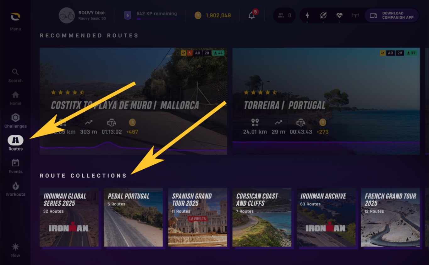 Discovering Virtual Routes on ROUVY – ROUVY - EN