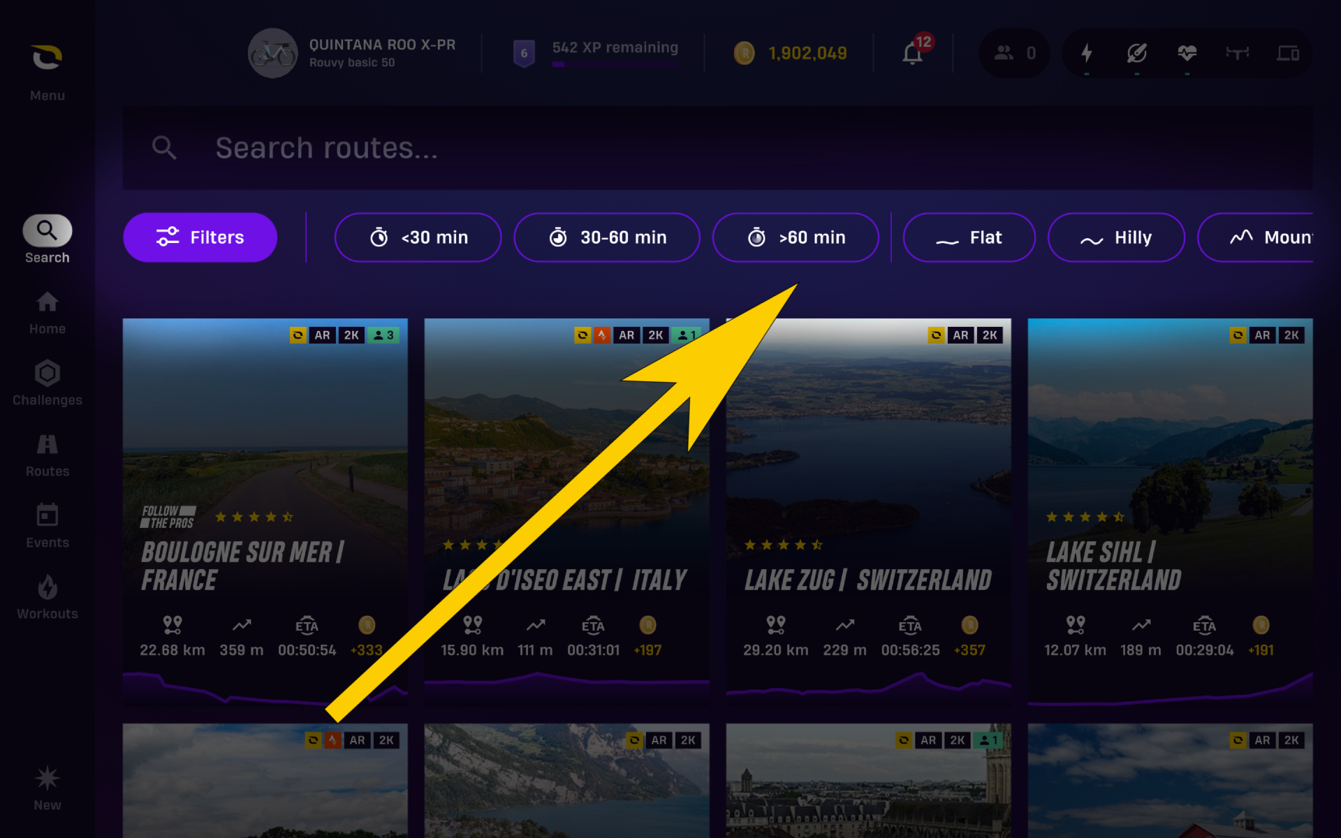 Discovering Virtual Routes on ROUVY – ROUVY - EN